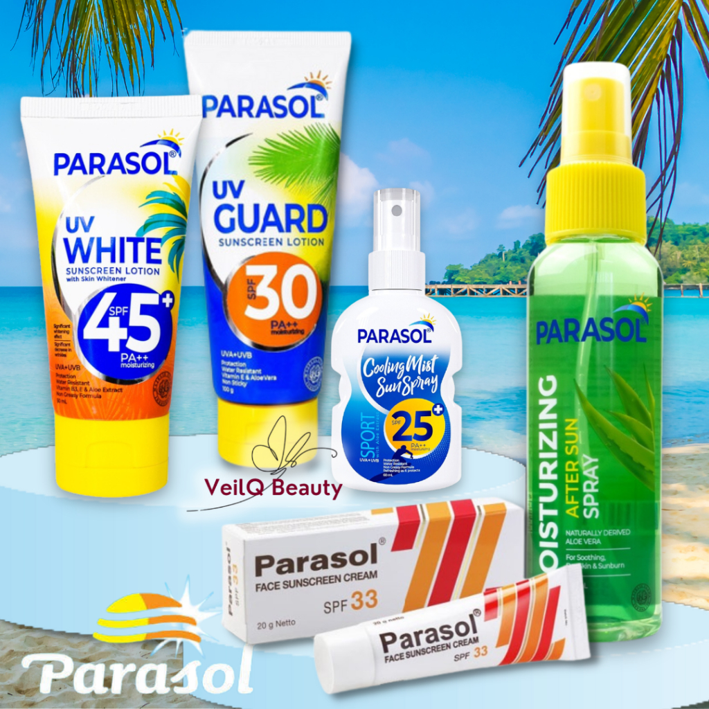 Jual Parasol UV White Guard Sunscreen Lotion SPF30PA++ Face Sunscreen ...