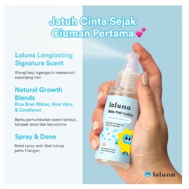 Jual LOLUNA Head to Toe Baby Wash Baby Hair Lotion Face & Body Baby ...