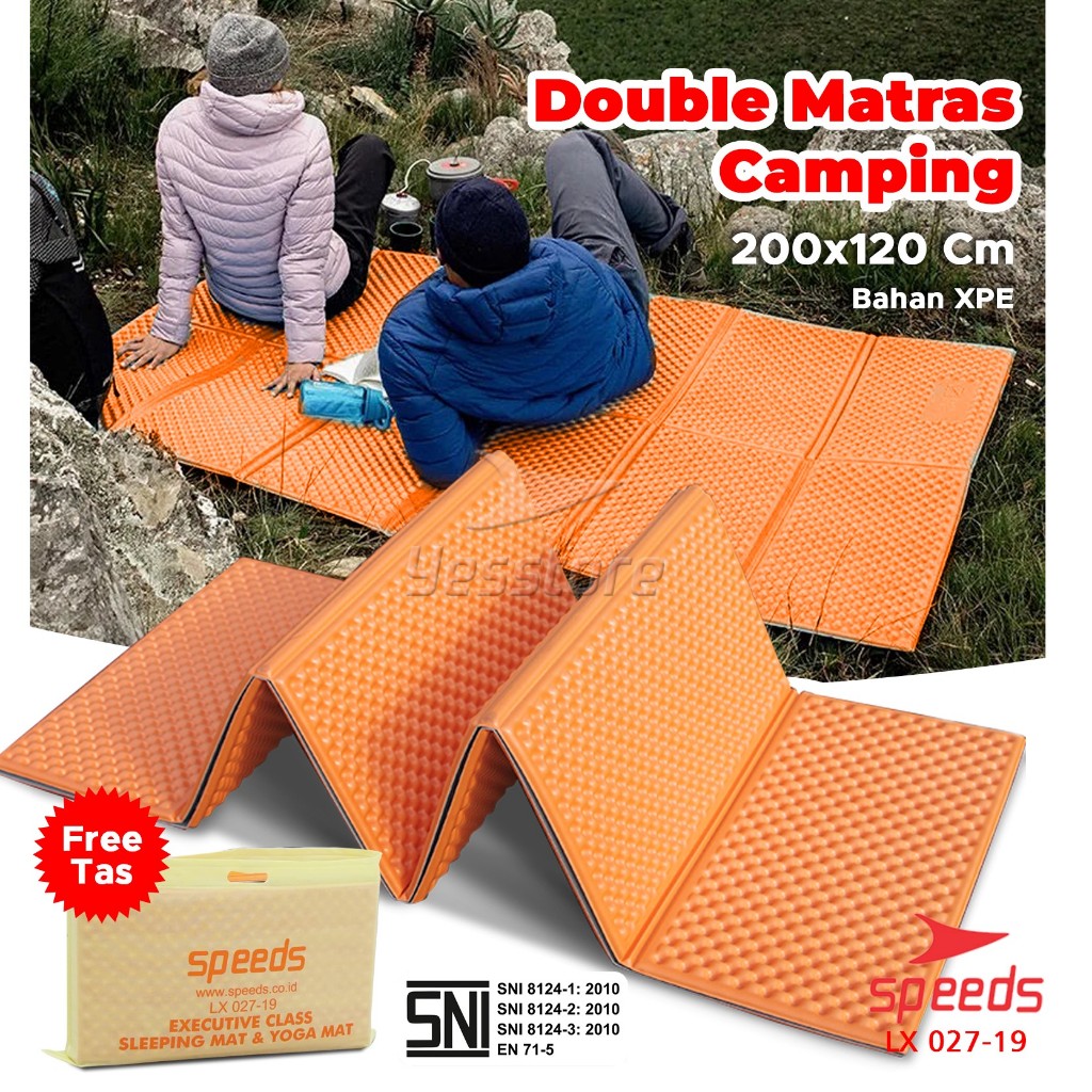 Jual SPEEDS Matras Lipat Duduk XPE Karpet Outdoor Matras Camping Polos ...