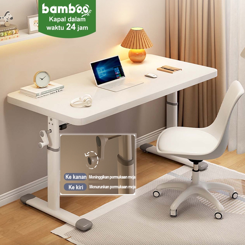 Jual 120CM Meja Belajar Adjustable Portable Meja Kantor Meja Tulis ...
