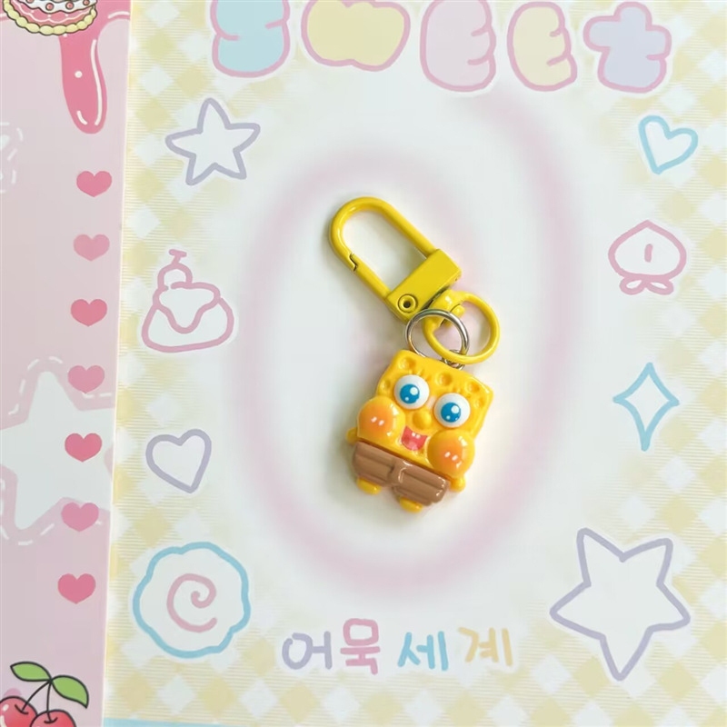 Jual GANTUNGAN KUNCI KARAKTER SPONGEBOB / KEYCHAIN RUBBER SPONGEBOB ...