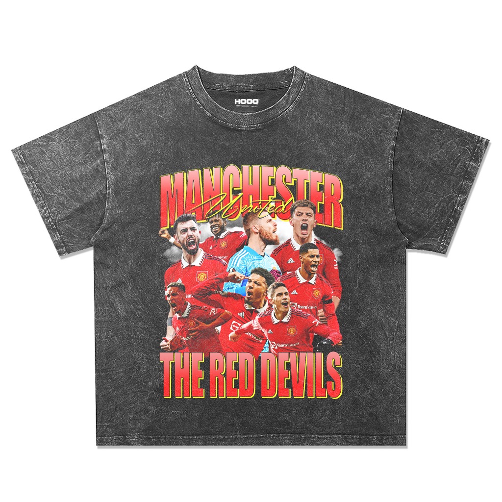 Jual Kaos Manchester United Player The Red Devils Oversize Model ...