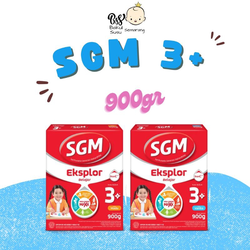 Jual SGM 3+ madu / vanila / coklat 900gr | Shopee Indonesia