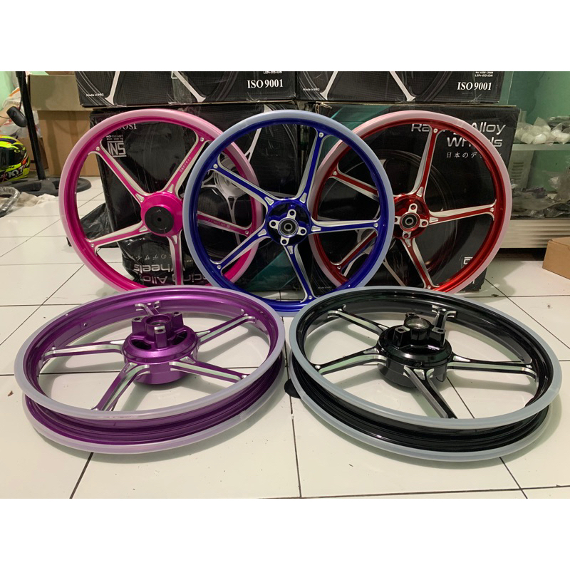 Jual VELG RACING ALLOY WHEELS SUZUKI SATRIA FU KARBU DAN INJEKSI ...