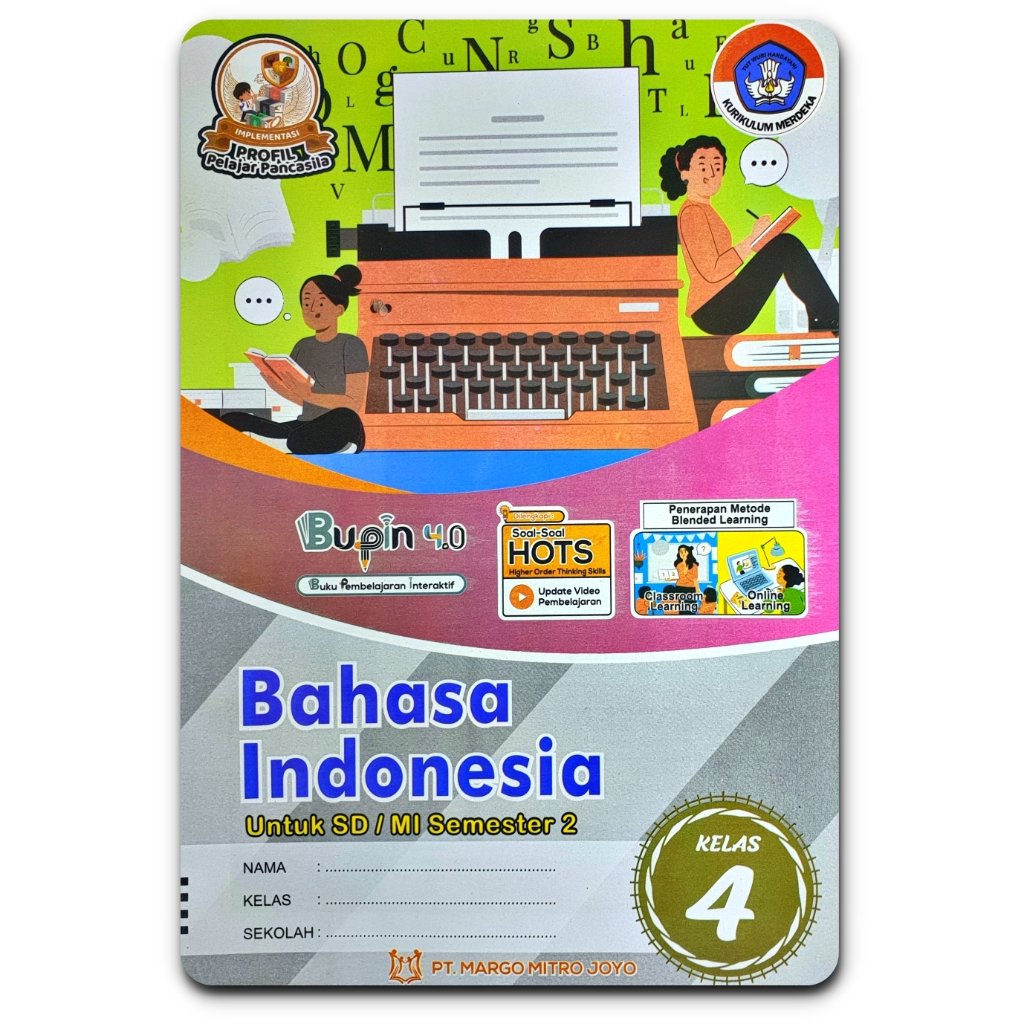 Jual LKS BAHASA INDONESIA KURIKULUM MERDEKA SD/ MI KELAS 4 SEMESTER 2 | BP | Shopee Indonesia