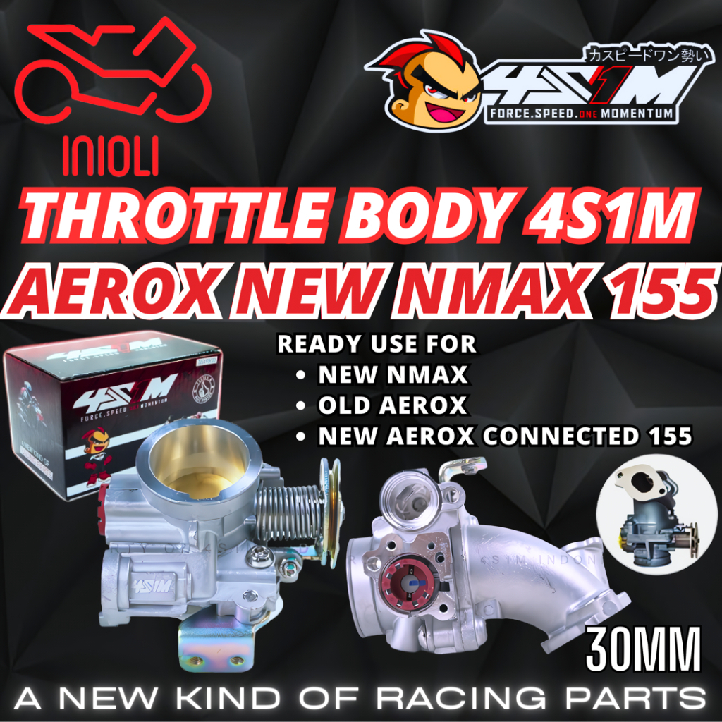 Jual THROTTLE BODY TB 4S1M NEW NMAX AEROX CONNECTED VVA 155 OLD AEROX ...