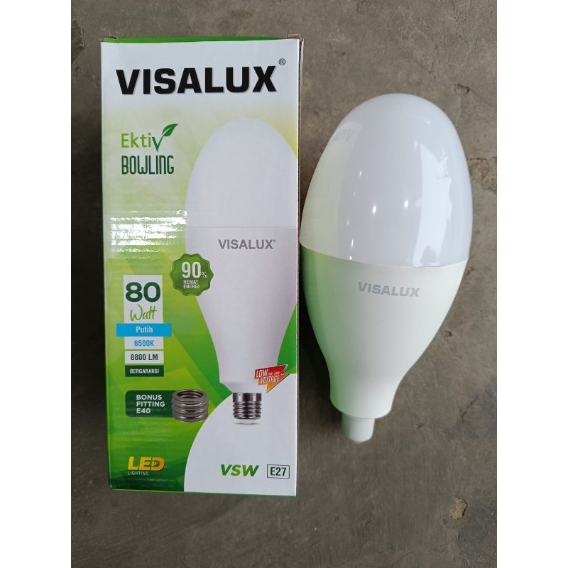 Jual VISALUX Lampu led Visalux 80watt Ektiv bowling E27 | Shopee Indonesia