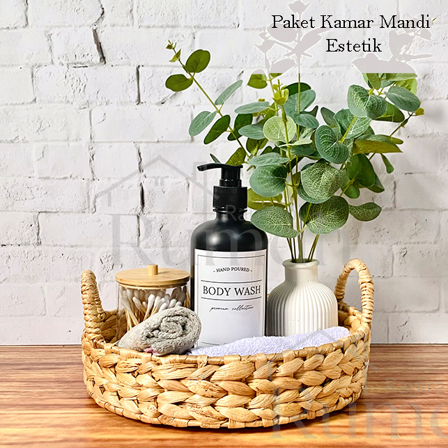 Jual Paket Botol Sabun Isi Ulang 500 ml Kamar Mandi Estetik 6 in 1 ...