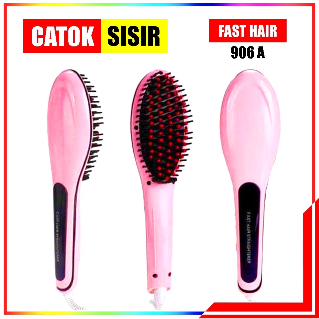 Jual Ideku Catok Sisir Kecil 906A / Fast Hair Straightener Mini Sisir ...
