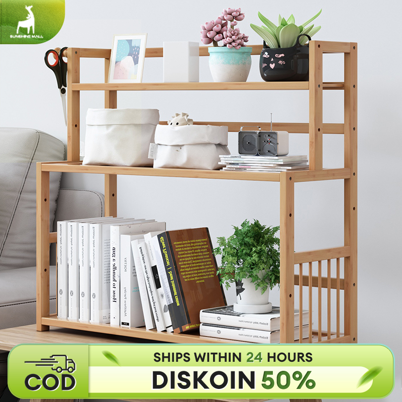 Jual Rak Serbaguna Desktop Rak Buku Rak Meja Stationery Desktop Storage ...