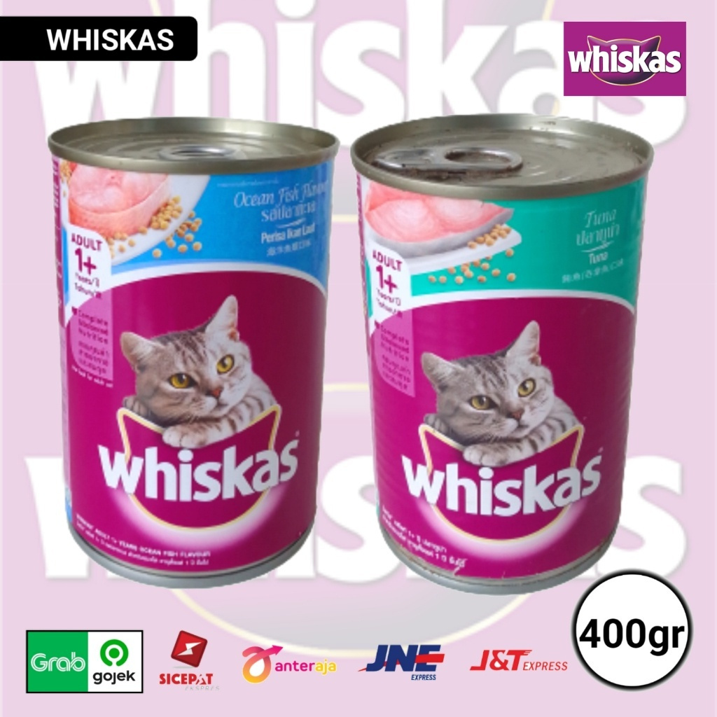 Jual Whiskas Kaleng 400 Gr - Makanan Basah Kucing Wet Food | Shopee ...