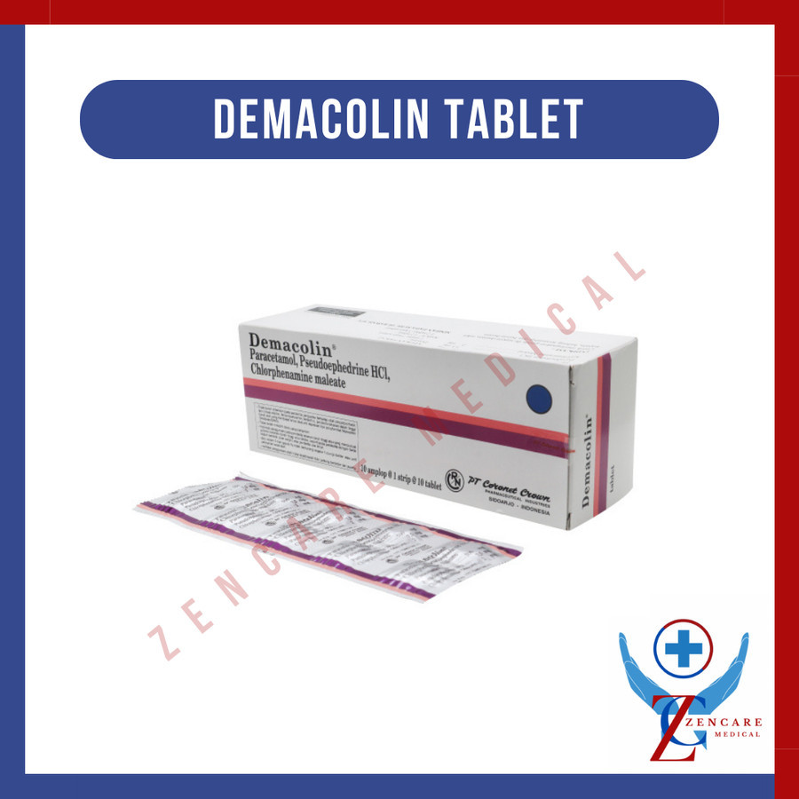 Jual Demacolin Tablet Eceran 10 Tablet / Strip | Shopee Indonesia