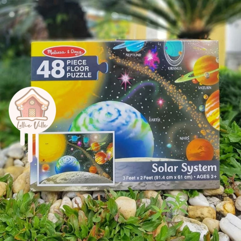 Jual Melissa & Doug Solar System Floor Puzzle 91.4 x 61cm | Shopee ...