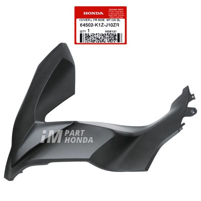 Jual 64502 K1Z J10ZR SAYAP FAIRING KIRI HITAM DOFF PCX 160 2021 2022 ...