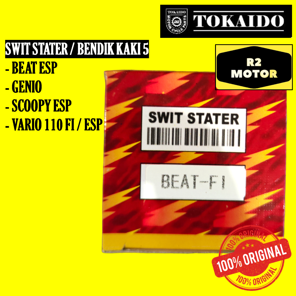 Jual TKD BENDIK STATER SWITCH STARTER KAKI 5 BEAT DELUXE POP SPORTY ...