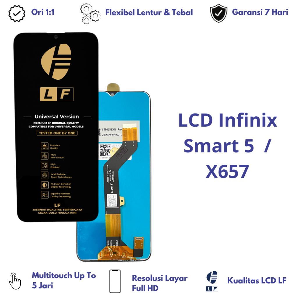 Jual LCD Infinix Smart 5 / X657 Fullset Touchscreen | Shopee Indonesia