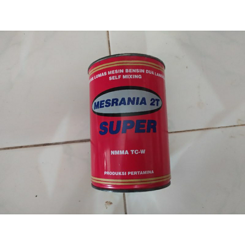 Jual Oli samping oli kaleng lawas jadul MESRAN 2T SUPER TC-W | Shopee ...