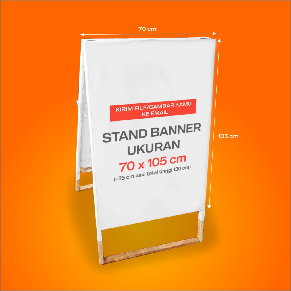 Jual Stand Banner Kayu 70 x 105 cm | Shopee Indonesia