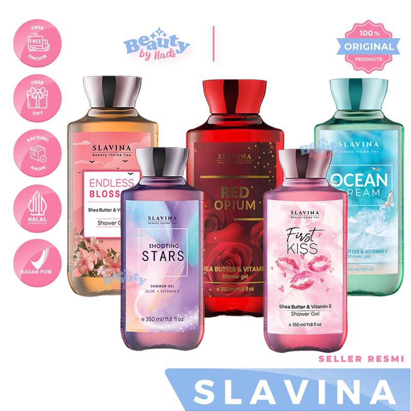 Jual BEAUTYBY.NADS | SLAVINA SHOWER GEL SABUN MANDI BY NAGITA SLAVINA ...