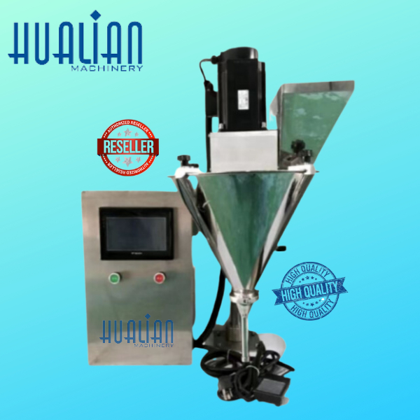 Jual Mesin Pengisi Kemasan Bubuk Semi Auto Screw Filling Powder 16L ...