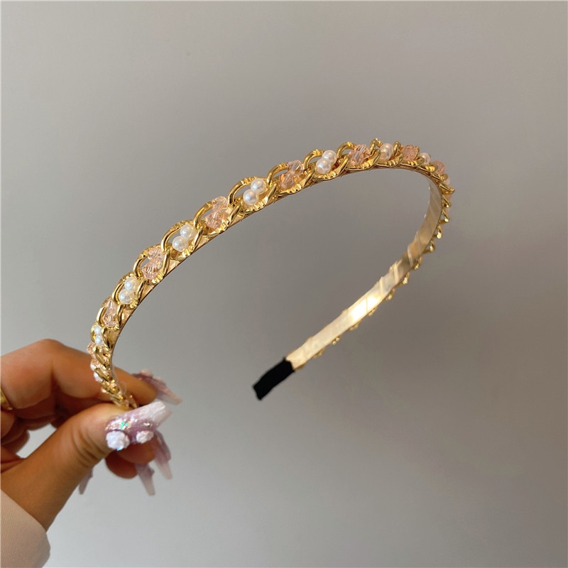 Jual Bando Mutiara Bunga Mawar Gaya Prancis Ikat Rambut Sense Tingkat ...