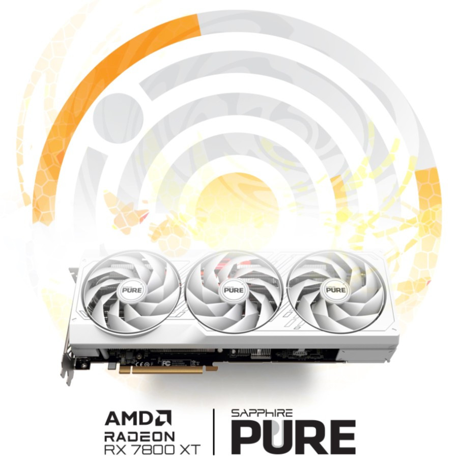 Jual SAPPHIRE PURE AMD RADEON RX 7800 XT 16GB GDDR6 11330-03-20G ...