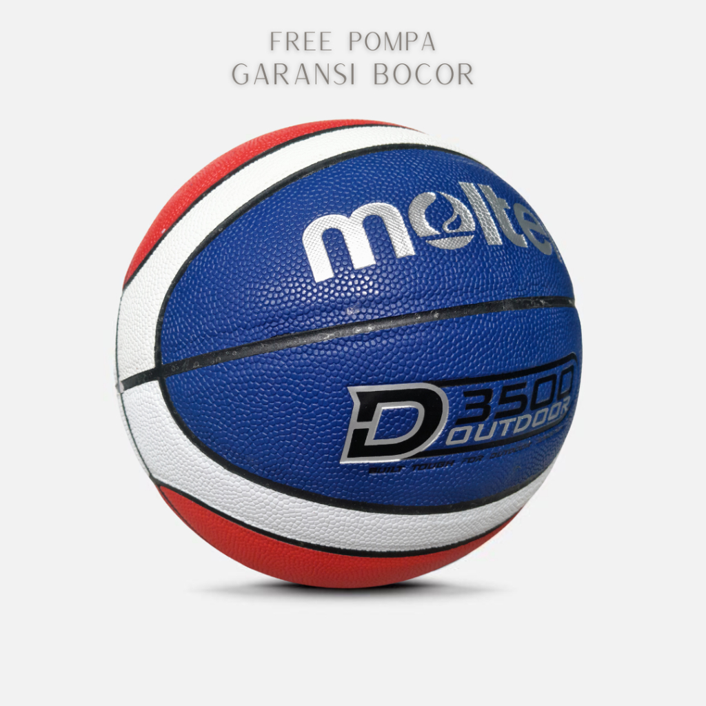 Jual MOLTEN bola basket original molten B7D3500 size 7 indoor outdoor ...