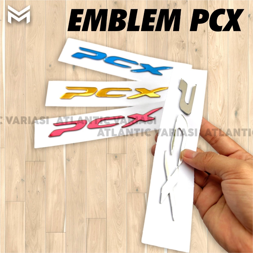 Jual SET EMBLEM PCX STICKER TIMBUL 3D EMBLEM SET 2 PCS STICKER HONDA ...
