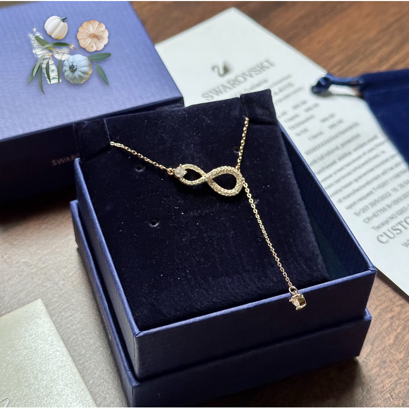 Jual INFINITY NECKLACE - SWAR*VSKI KALUNG KOREA COUPLE BENTUK INFINITY ...