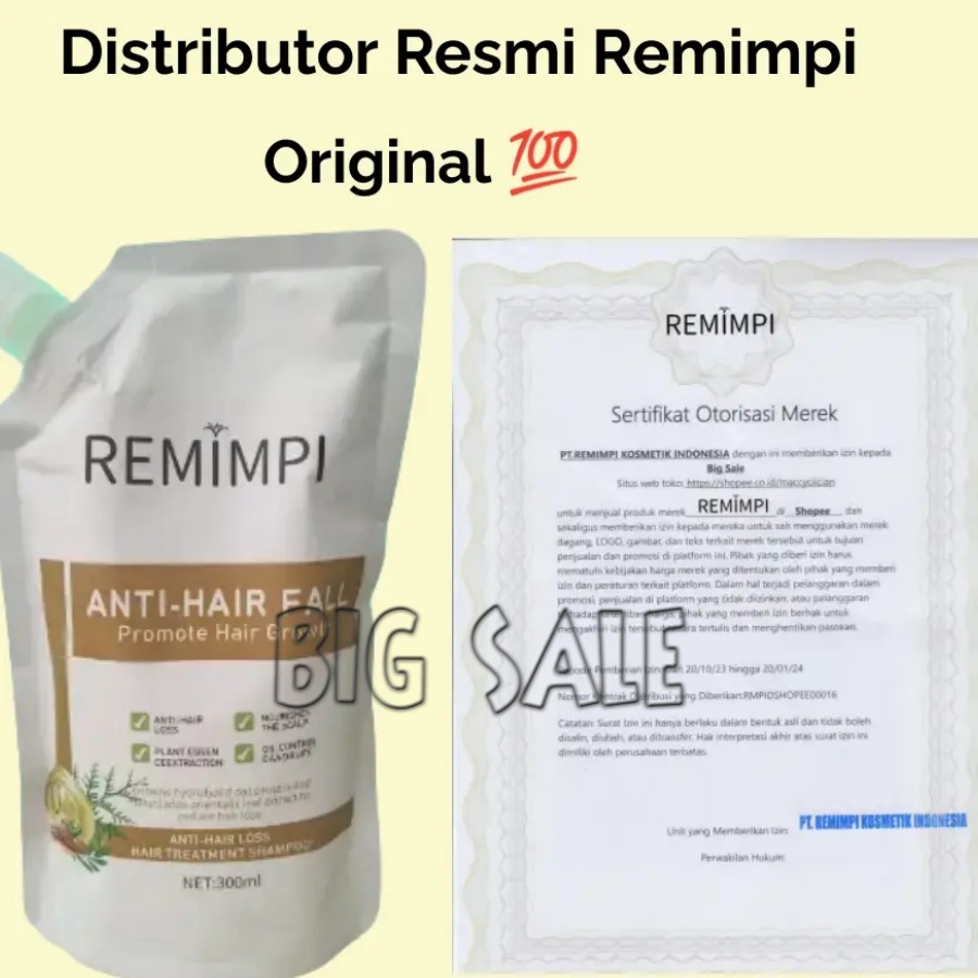Jual AUROR ( REMIMPI ) Fall Hair Treatment Shampoo Oil Control ...