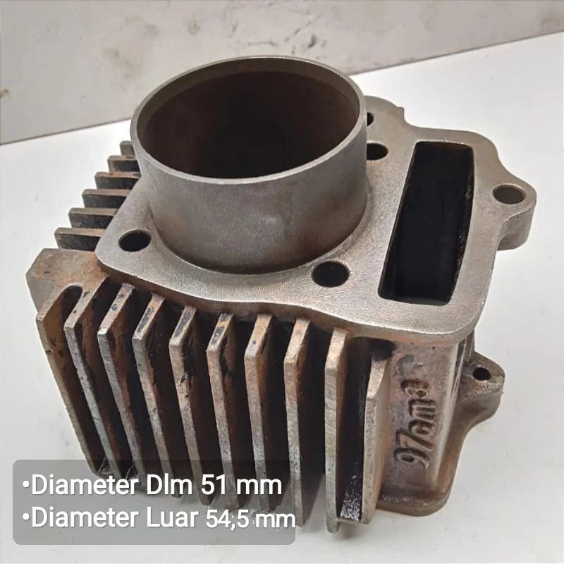 Jual Blok Boring Kymco Second Bahan Korter PNP Grand Win 100 Supra ...