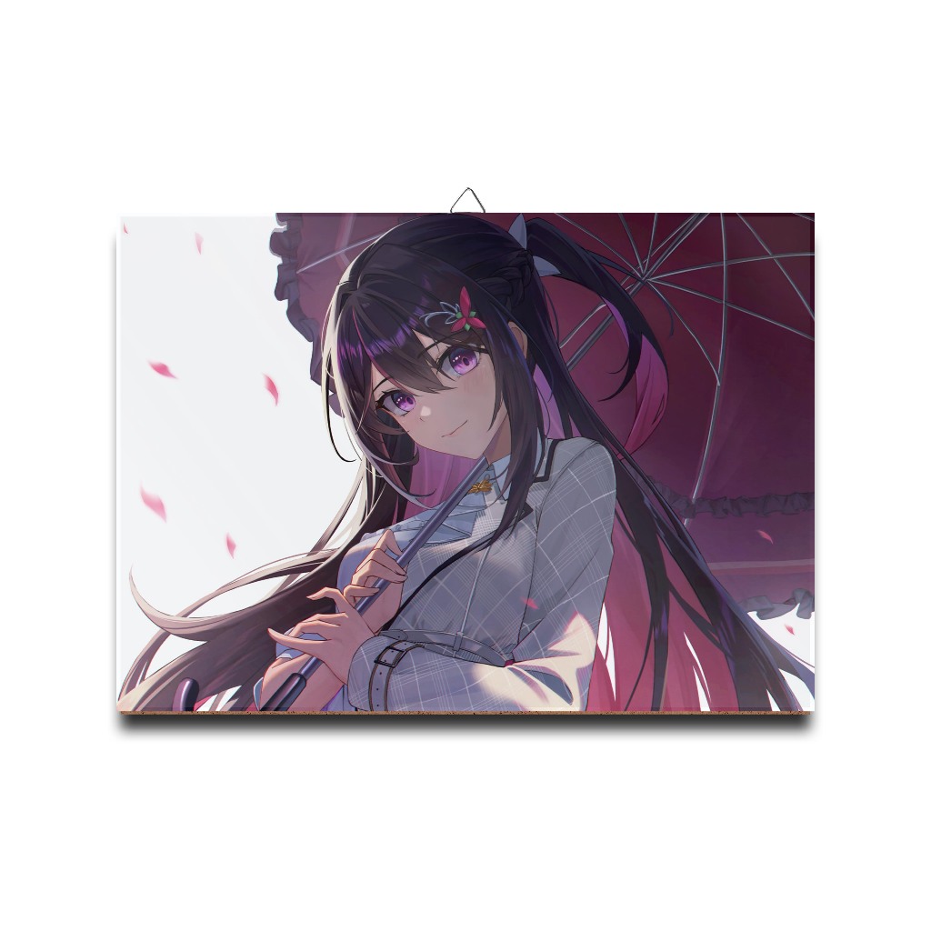Jual Poster dinding kayu anime vtuber AZKI UMBRELLA - HOLO JP material ...