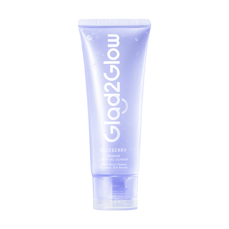 Jual Glad2Glow Low Ph Face Wash Cleanser GelBlueberry Ceramide Sabun ...