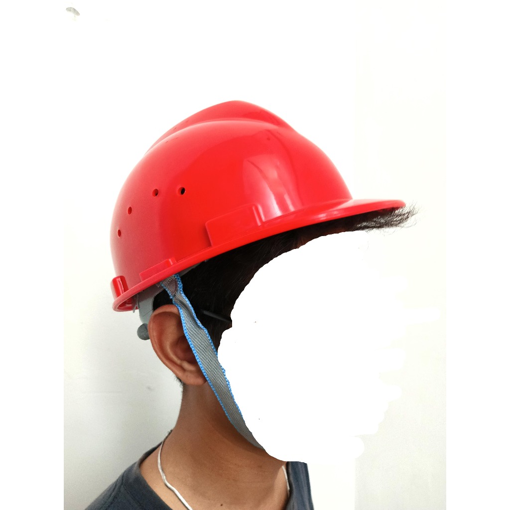 Jual Helm Safety Proyek 4 Titik Warna Merah All Size / Safety Helmet ...