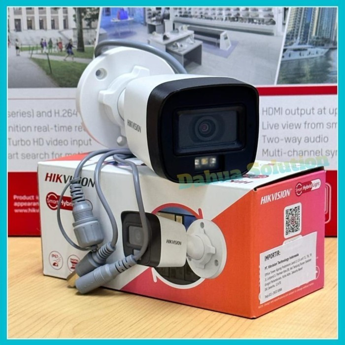 Jual DS-2CE16K0T-LPFS - HIKVISION Turbo HD 5MP Hybrid Light Audio Camera | Shopee Indonesia