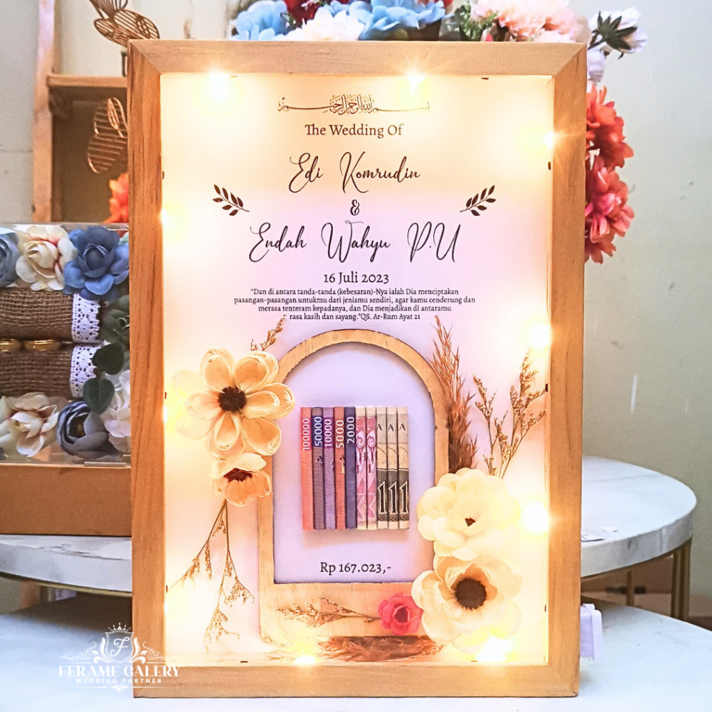Jual Mahar 1 Hari Jadi - Bingkai Mahar Pernikahan /Frame Mahar ... Jual Mahar 1 Hari Jadi - Bingkai Mahar Pernikahan /Frame Mahar ...