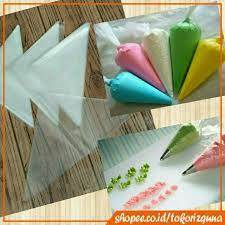 Jual plastik segitiga / plastik buttercream / plastik cream untuk kue ...