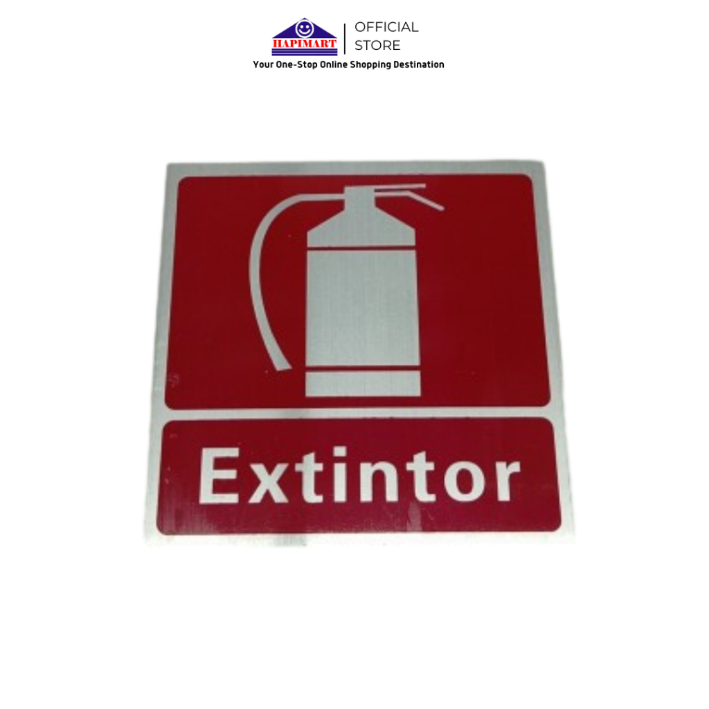Jual Label Akrilik Tempel Extintor/Acrylic Sticker Tempel Pemadam ...