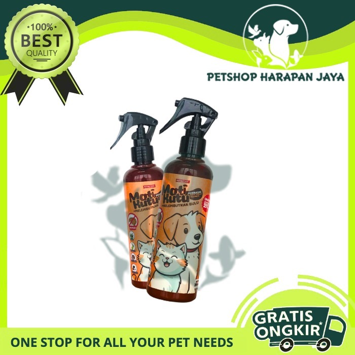 Jual Mati Kutu - Obat kutu kucing anjing herbal aman terjilat 100ml ...