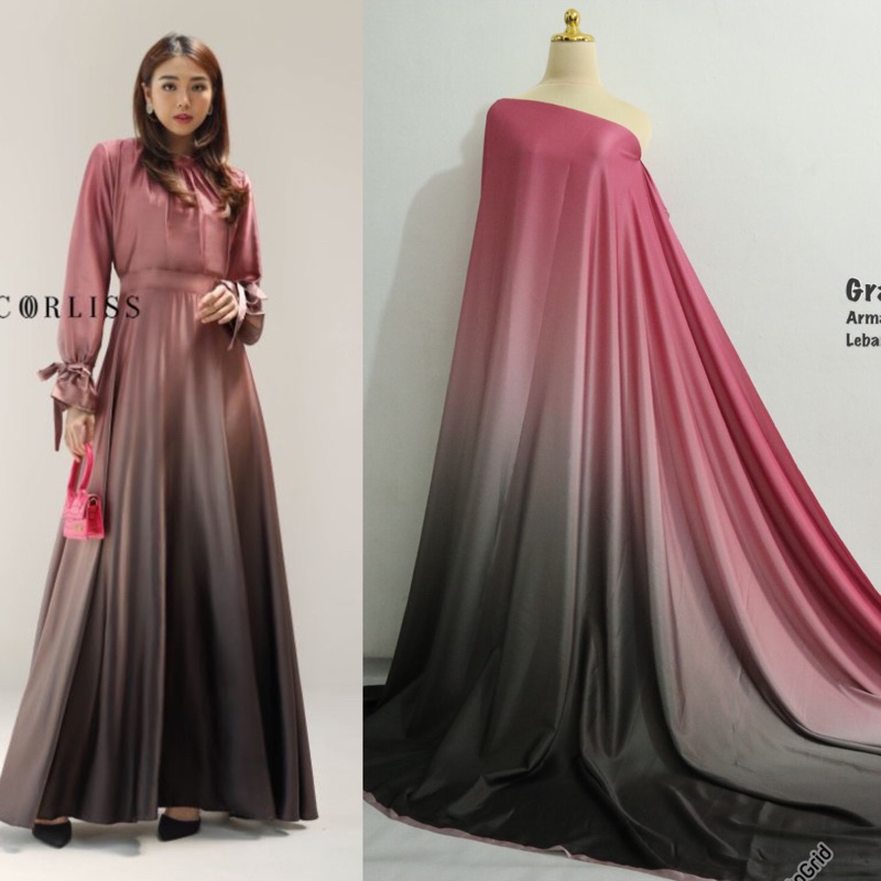 Jual Kain gradasi warna | kain polos gradasi | kain campur warna | kain ...