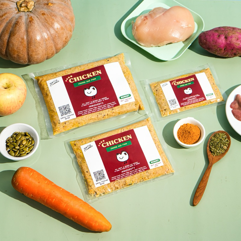 Jual Barket Chicken Cooked Dog Food | Makanan Anjing Matang Ayam ...