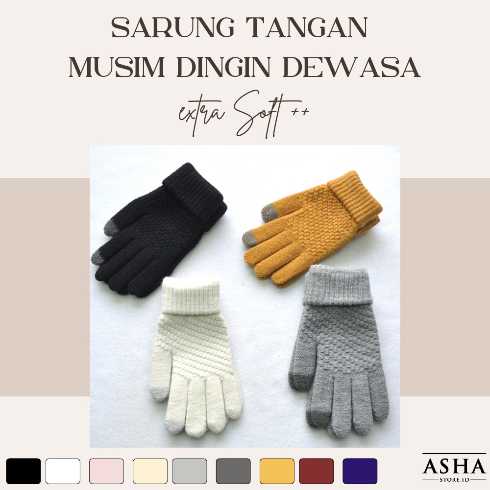 Jual Sarung Tangan Musim Dingin Wanita Tebal Sarung Tangan WInter ...