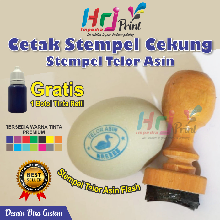 Jual Stempel telur asin cekung | Stempel telor asin custom | Stempel ...
