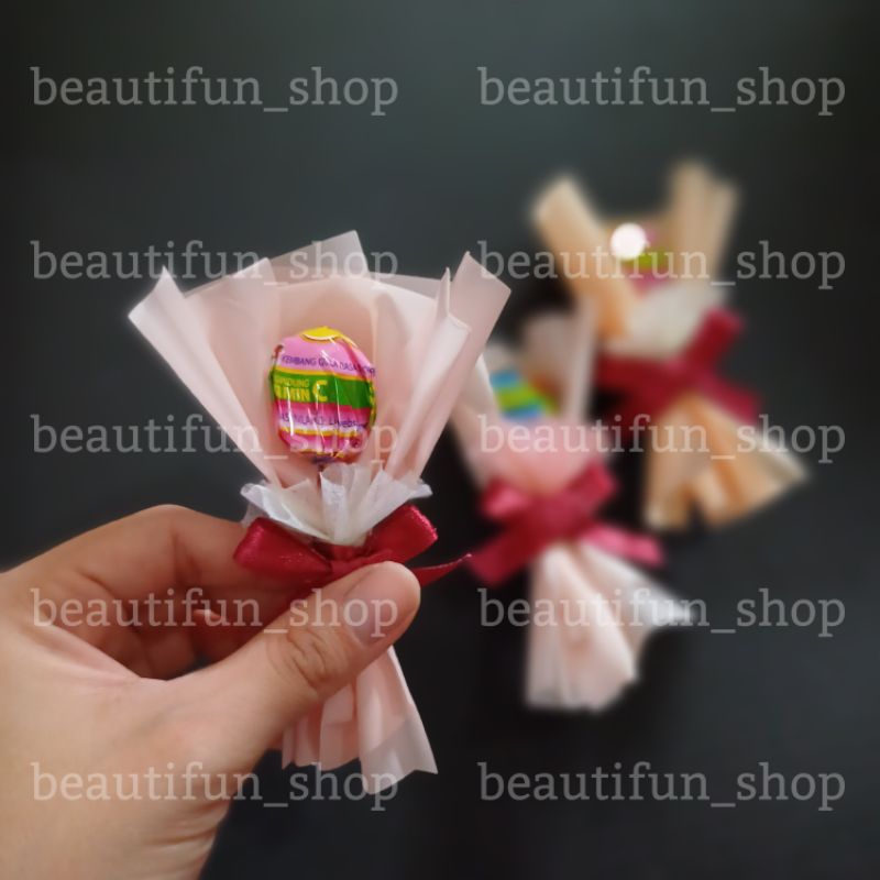 Jual Buket permen mini chupa chups | buket permen lolipop mini | buket ...