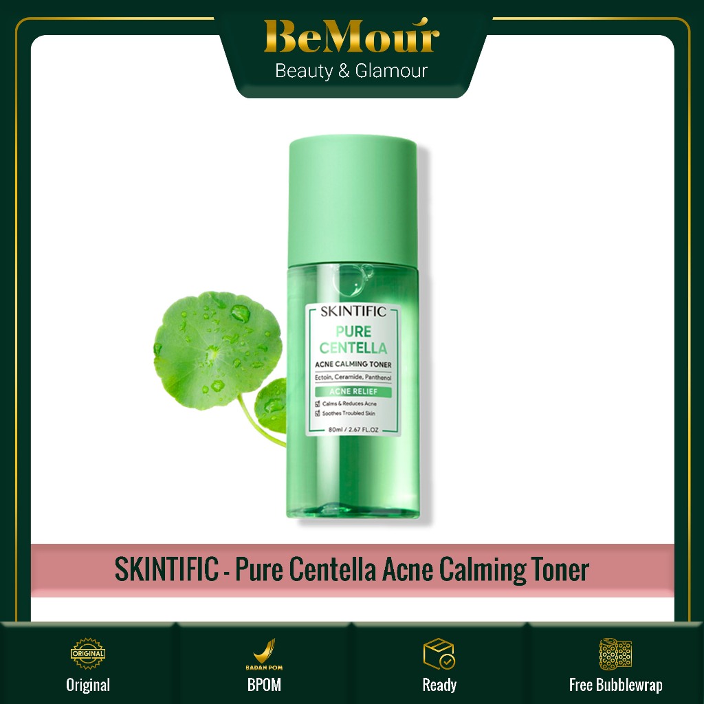 Jual SKINTIFIC - PURE CENTELLA ACNE CALMING TONER ( 20 / 80 ml ...