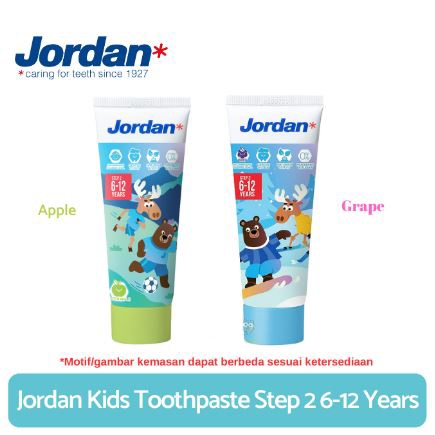 Jual Jordan Oral Care Kids Toothpaste Step 2 - Pasta Gigi 6-12 Years ...