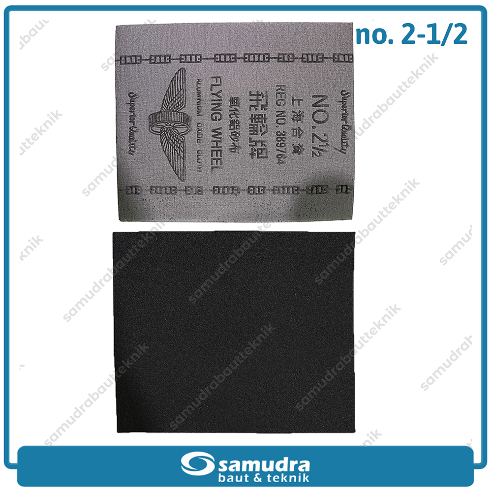 Jual Amplas Besi FLYING WHEEL No 2.5 Lembaran Kertas Gosok Abrasive ...