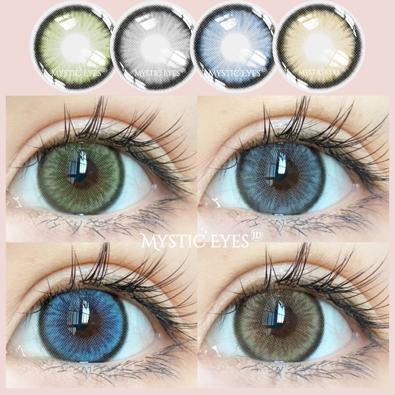 Jual Softlens Minus (0.00 s/d -6.00) Mysticeyes Softlens 14.5mm Diamond ...