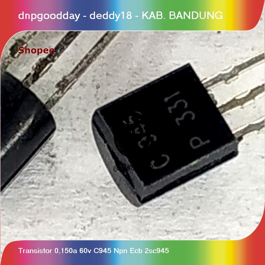 Jual transistor 0,150a 60v c945 npn ecb 2sc945 | Shopee Indonesia