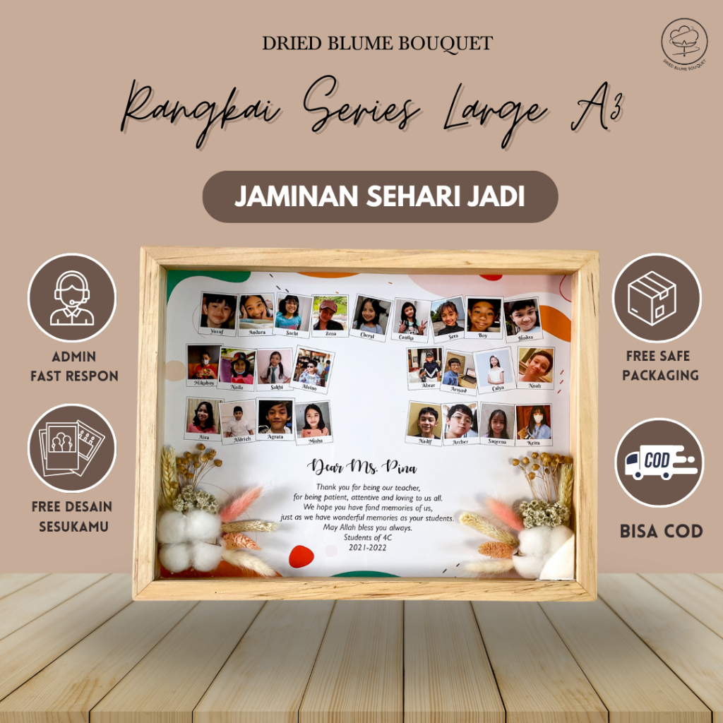 Jual Hadiah Perpisahan Kelas Gift Untuk Guru Kado Resign Teman Kantor Buket Bunga Custom Mewah ...